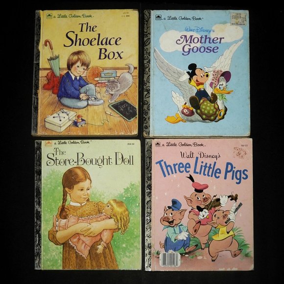 Little Golden Books | Other | Vtg Little Golden Books Lot Of 4 Childs ...